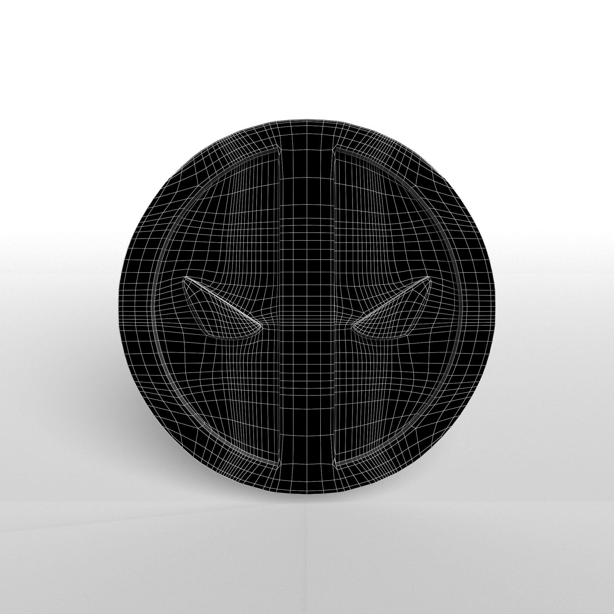 Deadpool Logo v1 001 free VR / AR / low-poly 3D model | CGTrader