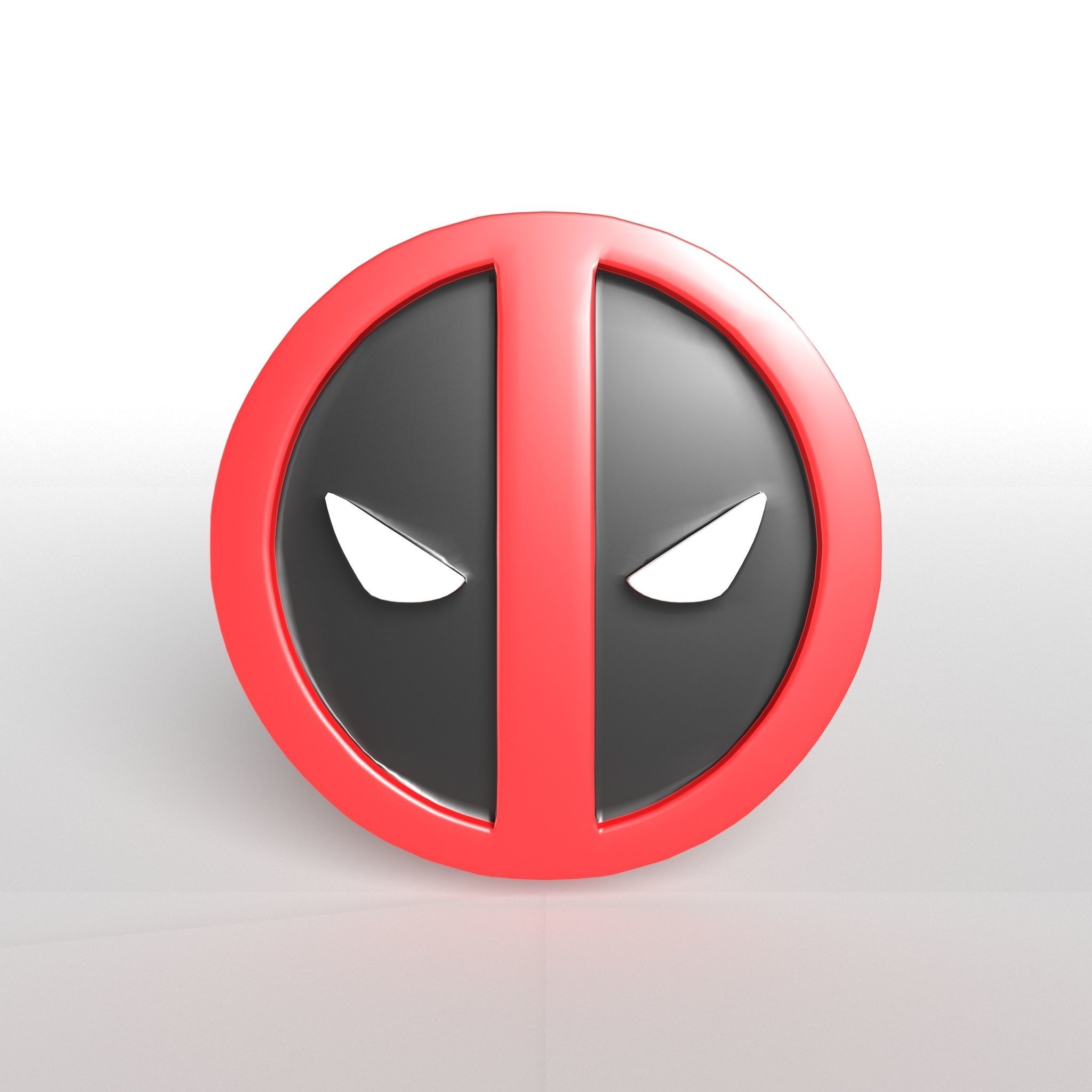 Deadpool Logo v1 001 free VR / AR / low-poly 3D model | CGTrader