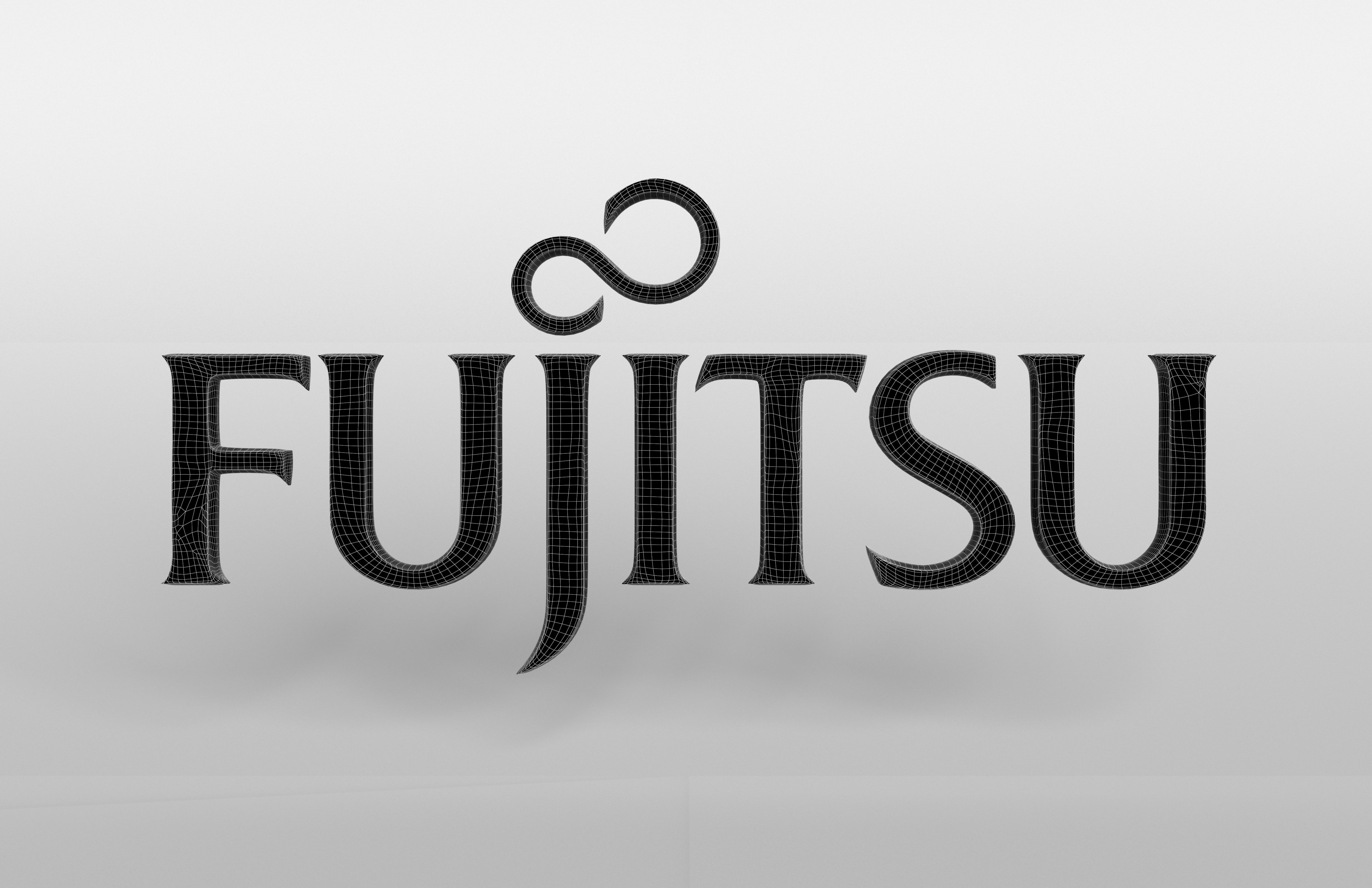 FUJITSU Logo v1 004 free VR / AR / low-poly 3D model | CGTrader