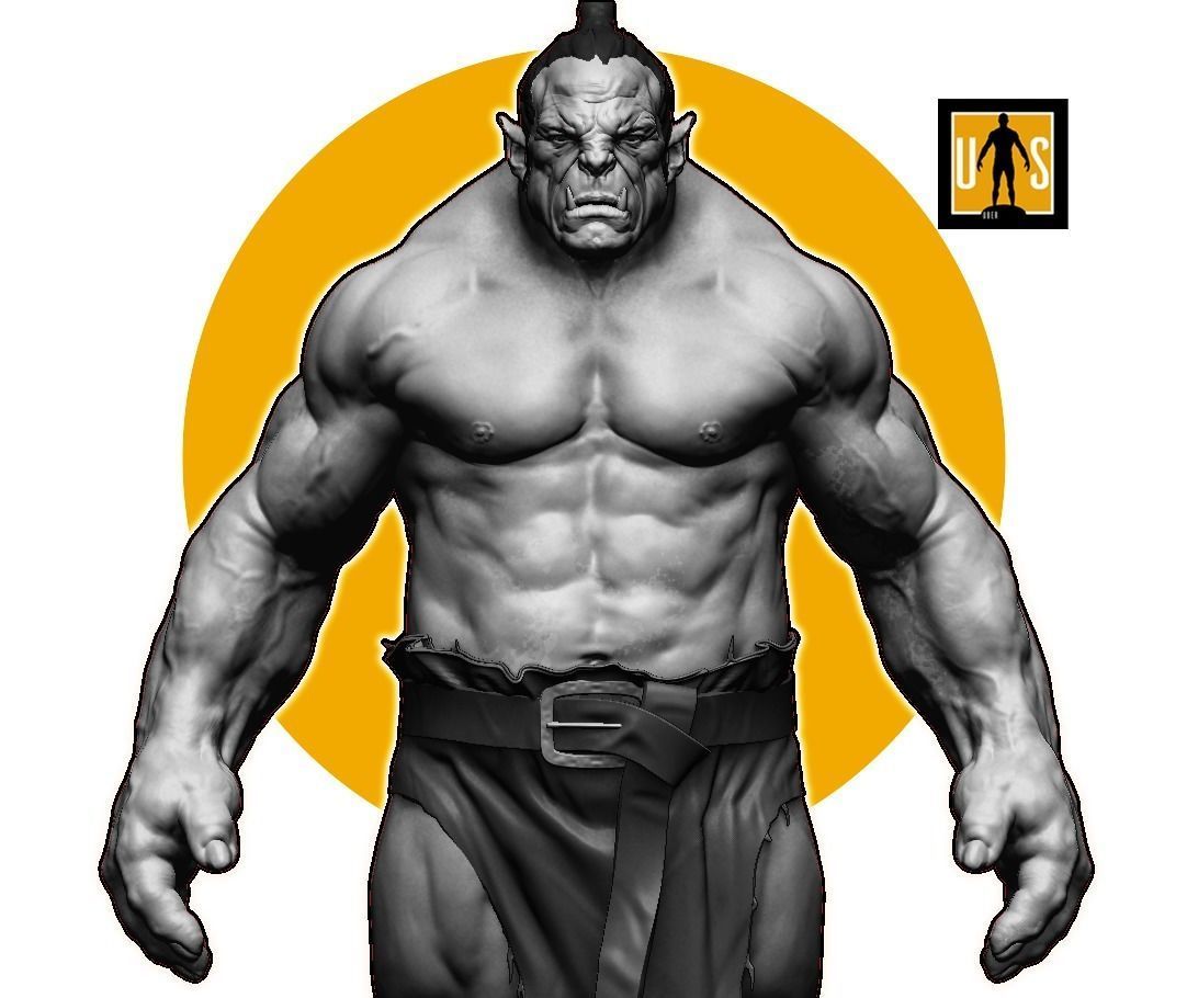 3D model Orc Anatomy Study VR / AR / low-poly | CGTrader