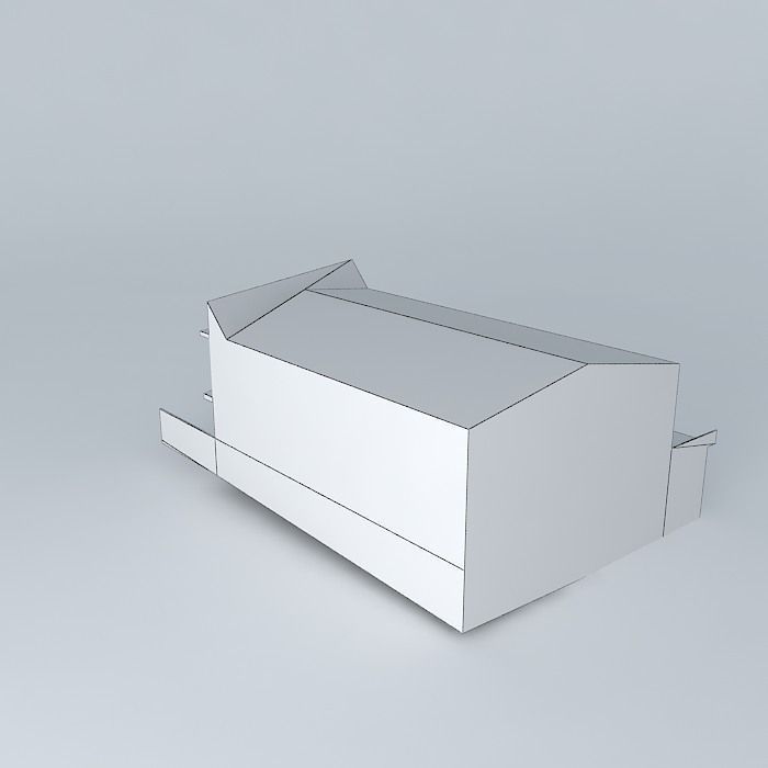 Factory cardboard box free 3D model | CGTrader