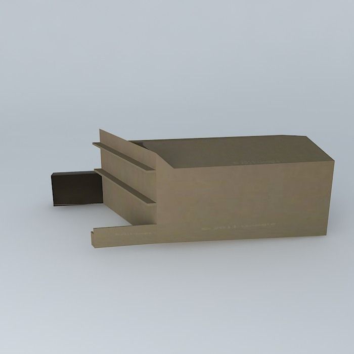 Factory cardboard box free 3D model | CGTrader