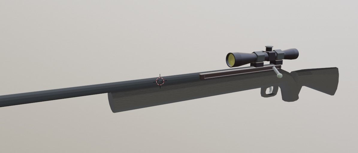 3D model Sniper model rifle VR / AR / low-poly | CGTrader