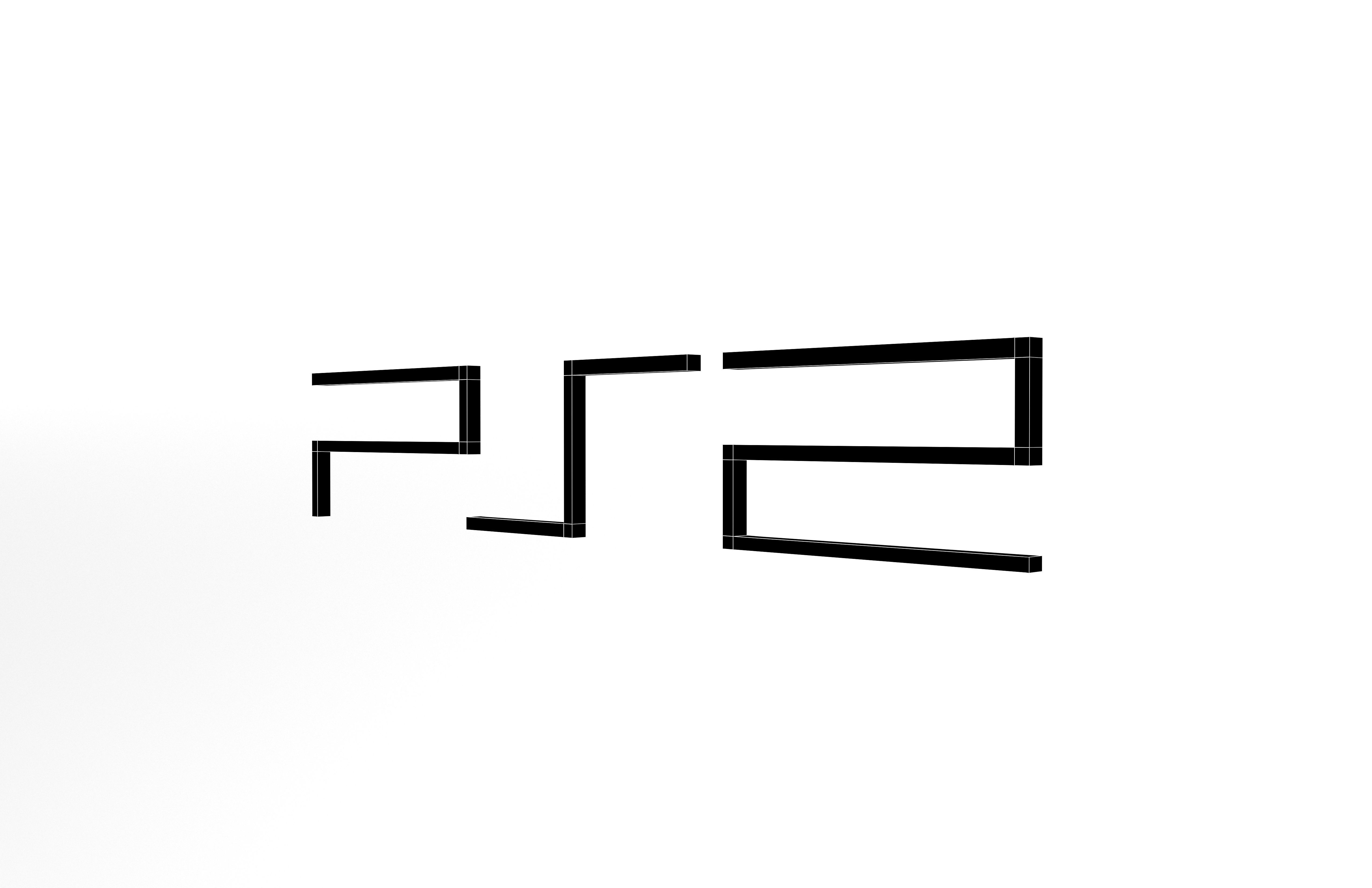 PS2 Logo v1 001 free VR / AR / low-poly 3D model | CGTrader