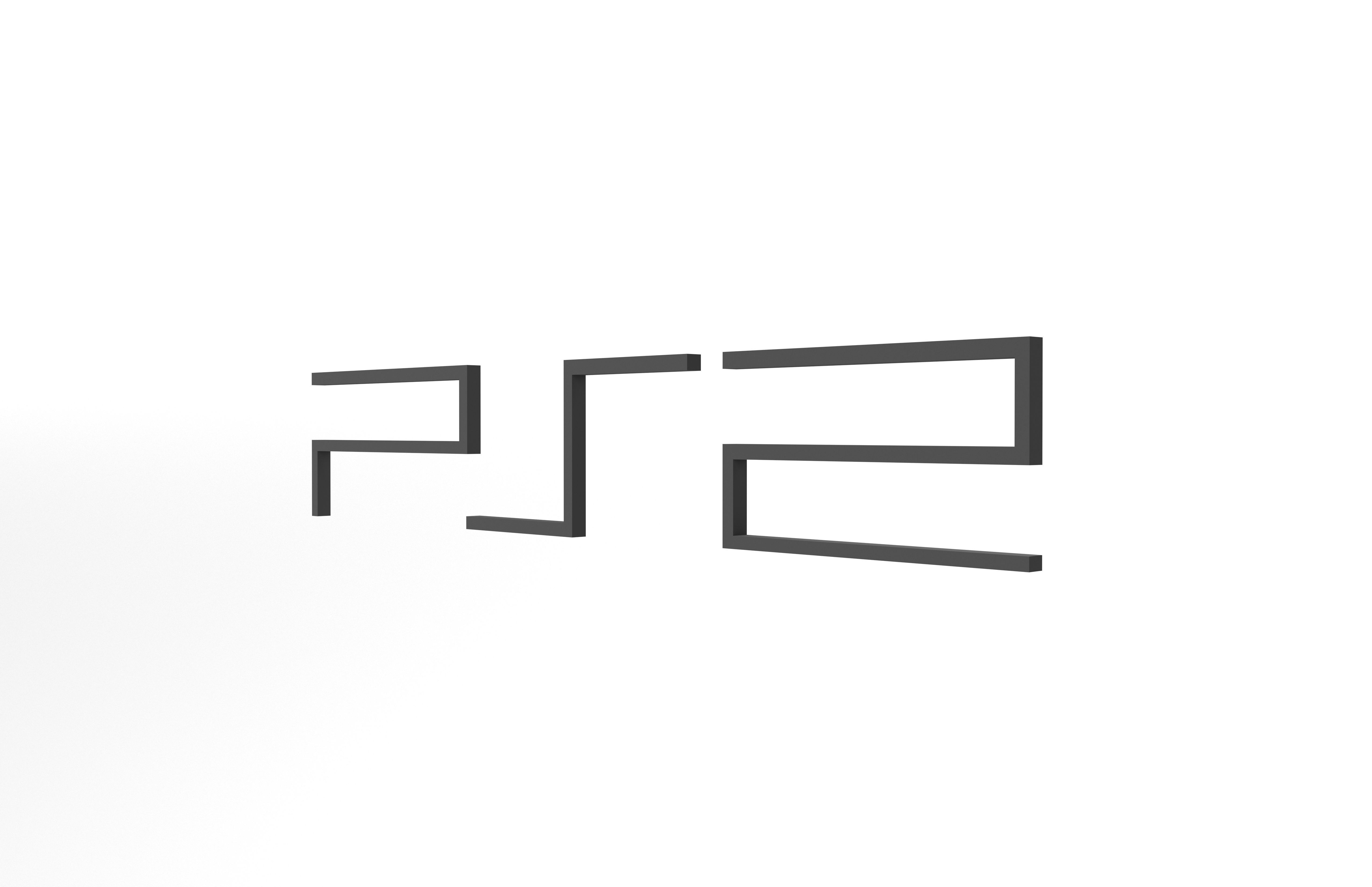 PS2 Logo v1 001 free VR / AR / low-poly 3D model | CGTrader