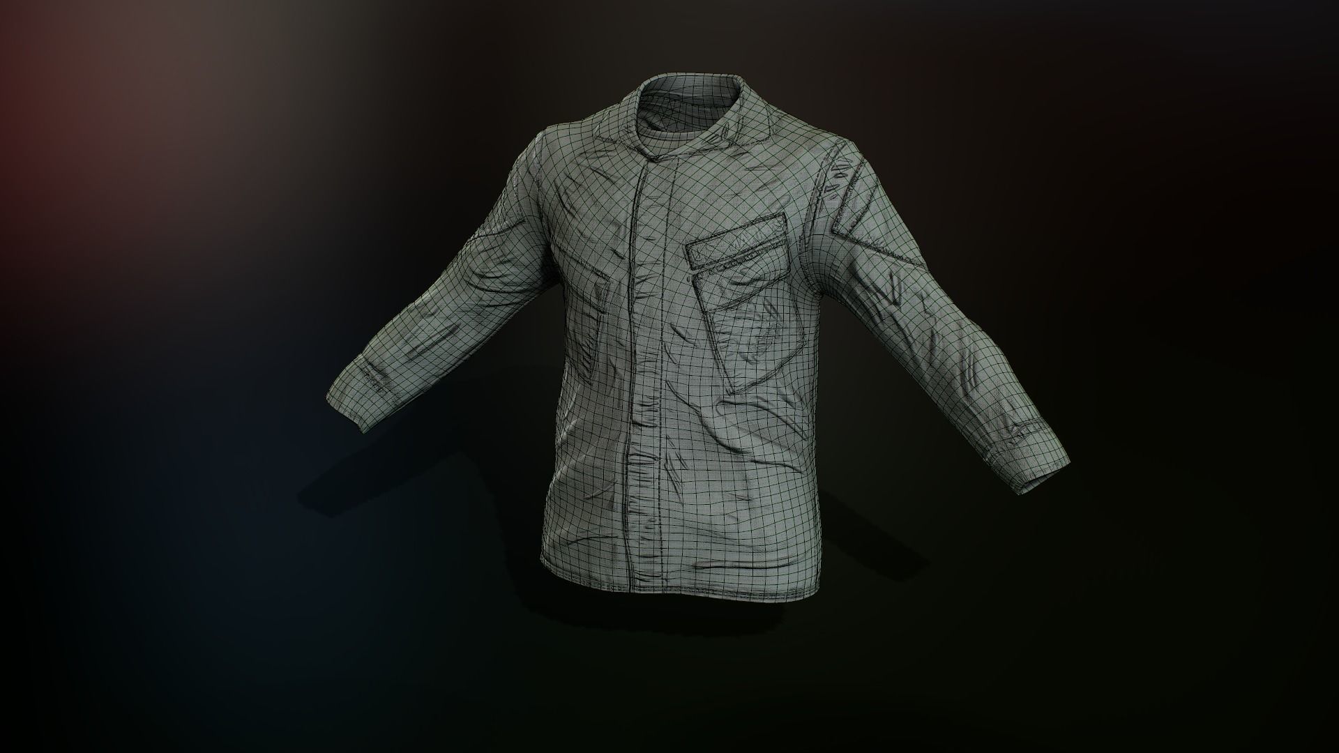 3D model USMC Blouse VR / AR / low-poly | CGTrader
