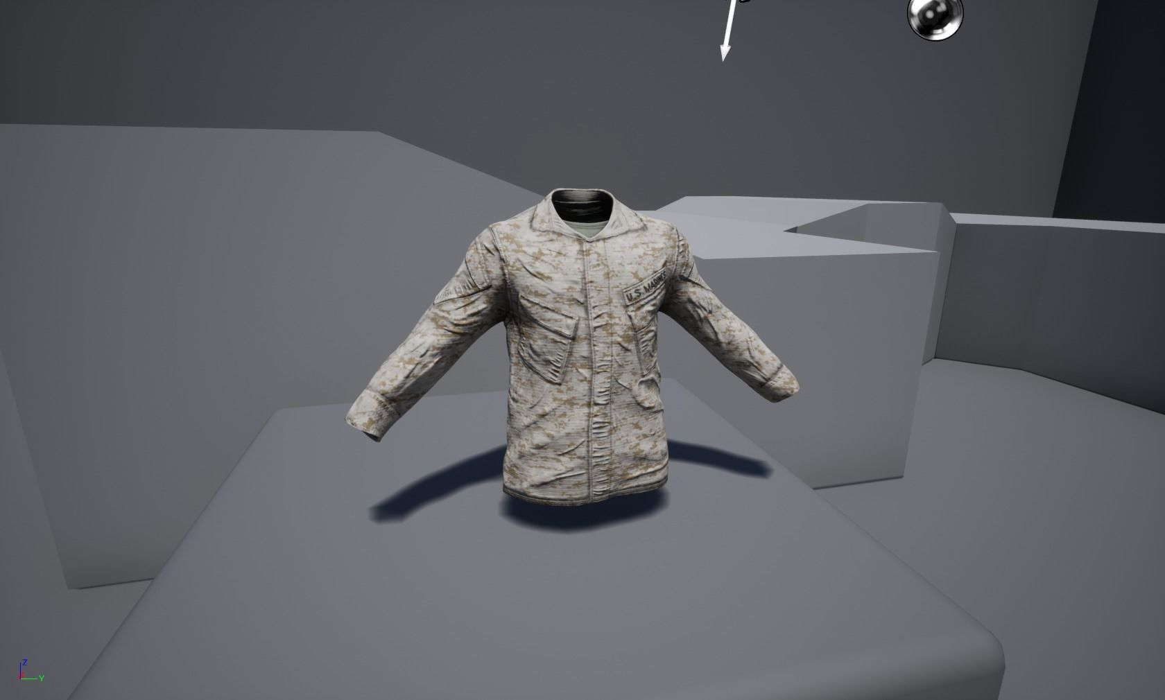 3D model USMC Blouse VR / AR / low-poly | CGTrader
