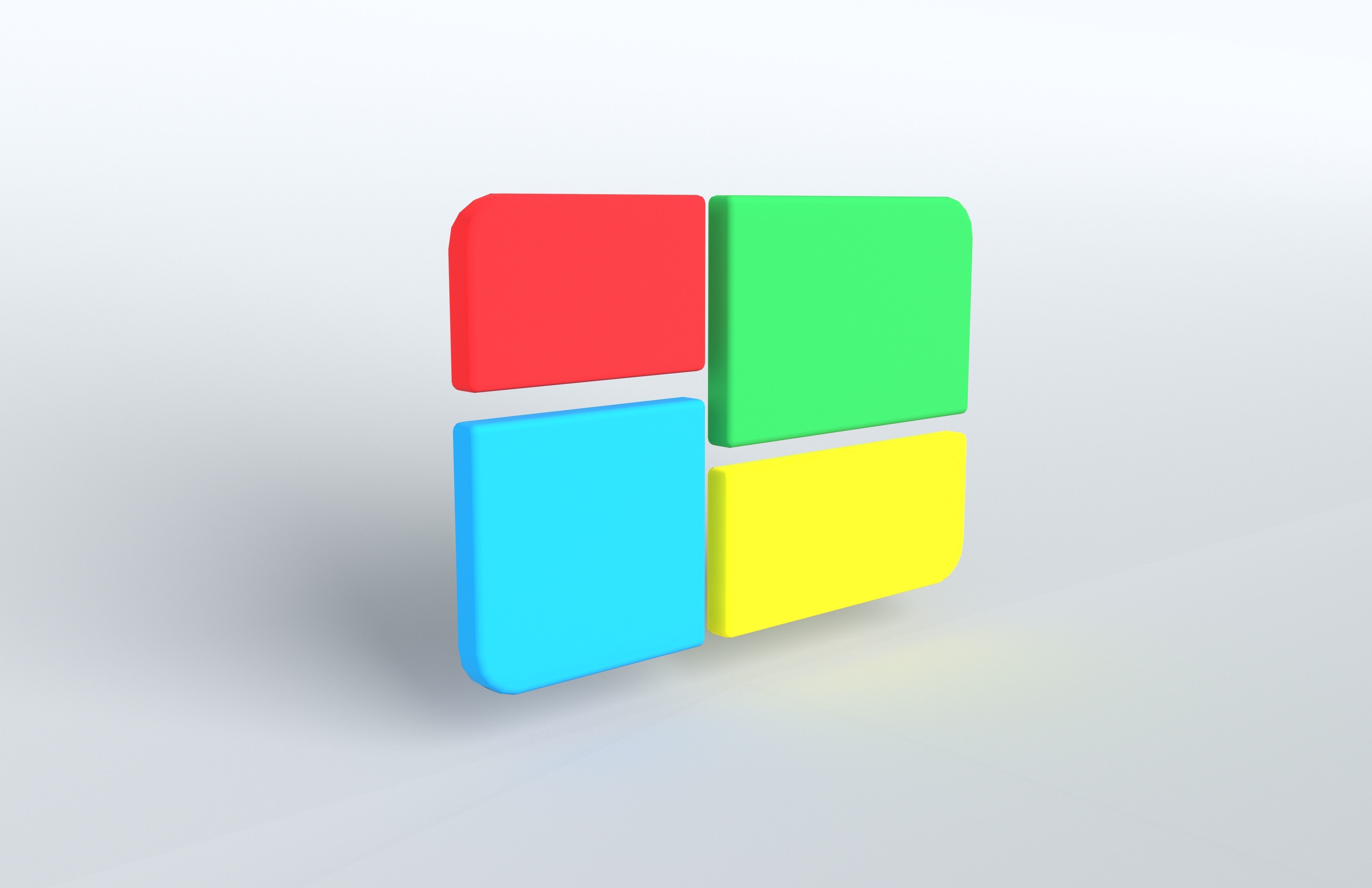 Windows 1 Logo v1 002 free VR / AR / low-poly 3D model | CGTrader