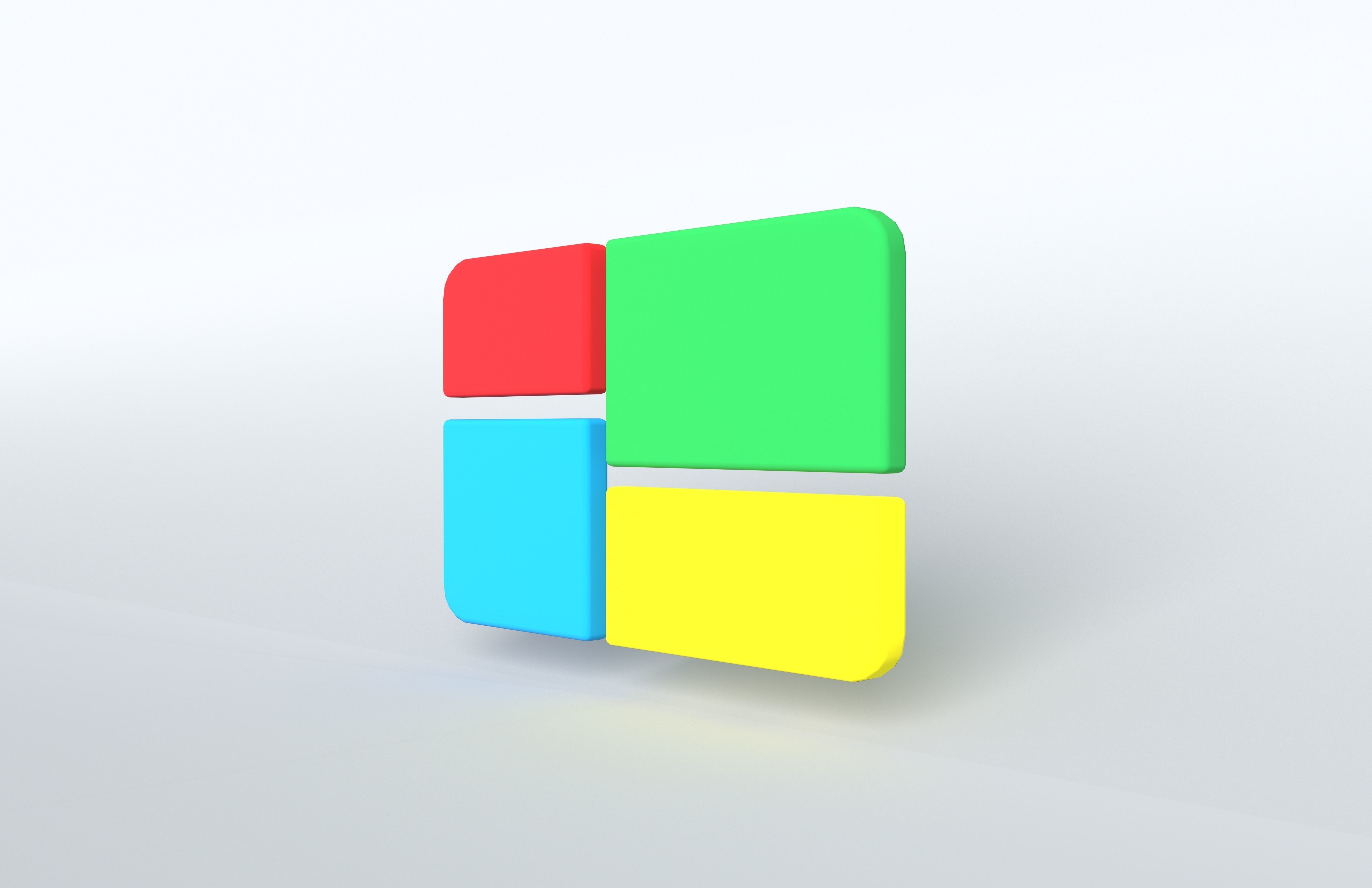 Windows 1 Logo v1 002 free VR / AR / low-poly 3D model | CGTrader