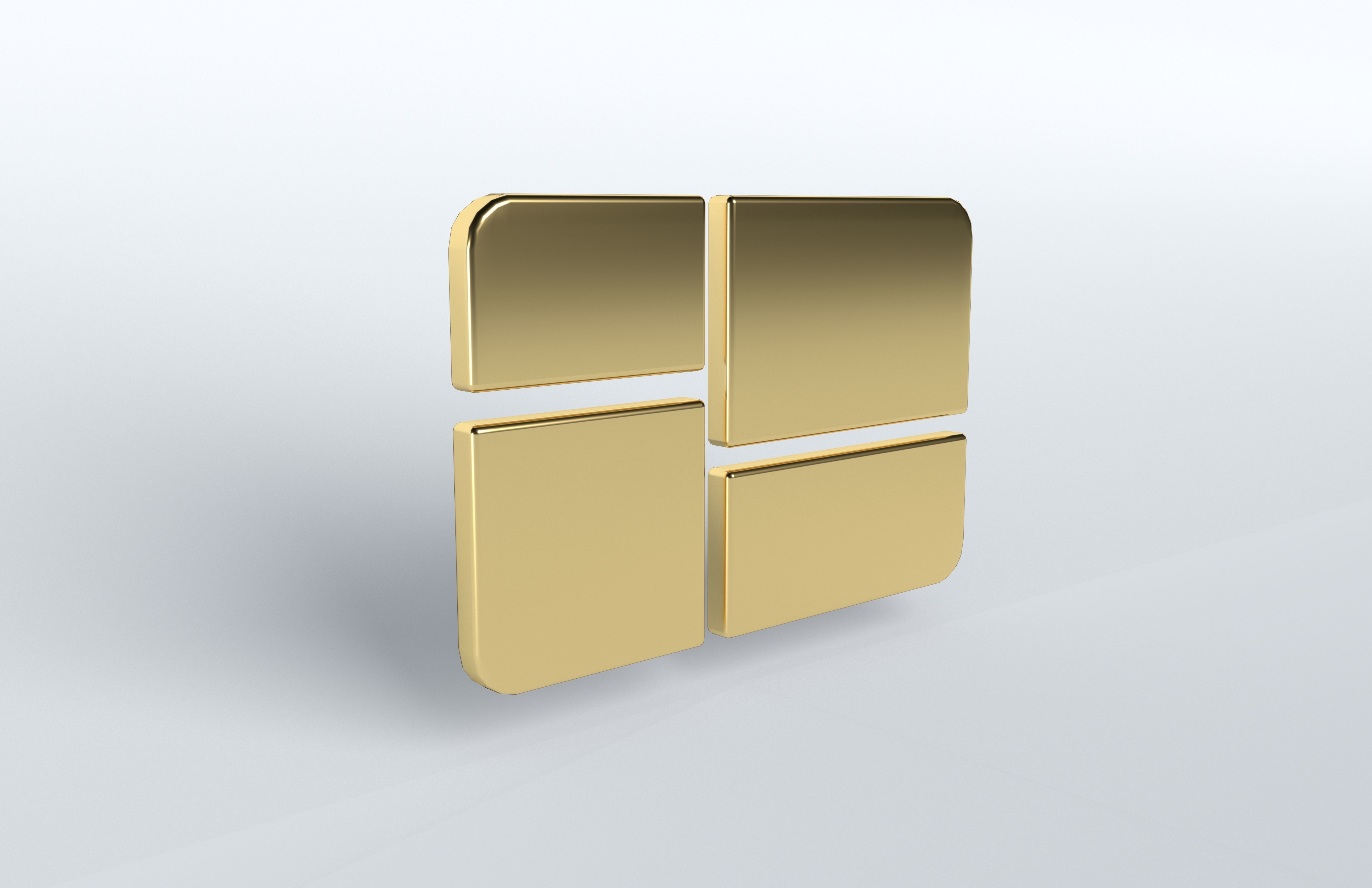 Windows 1 Logo v1 005 free VR / AR / low-poly 3D model | CGTrader