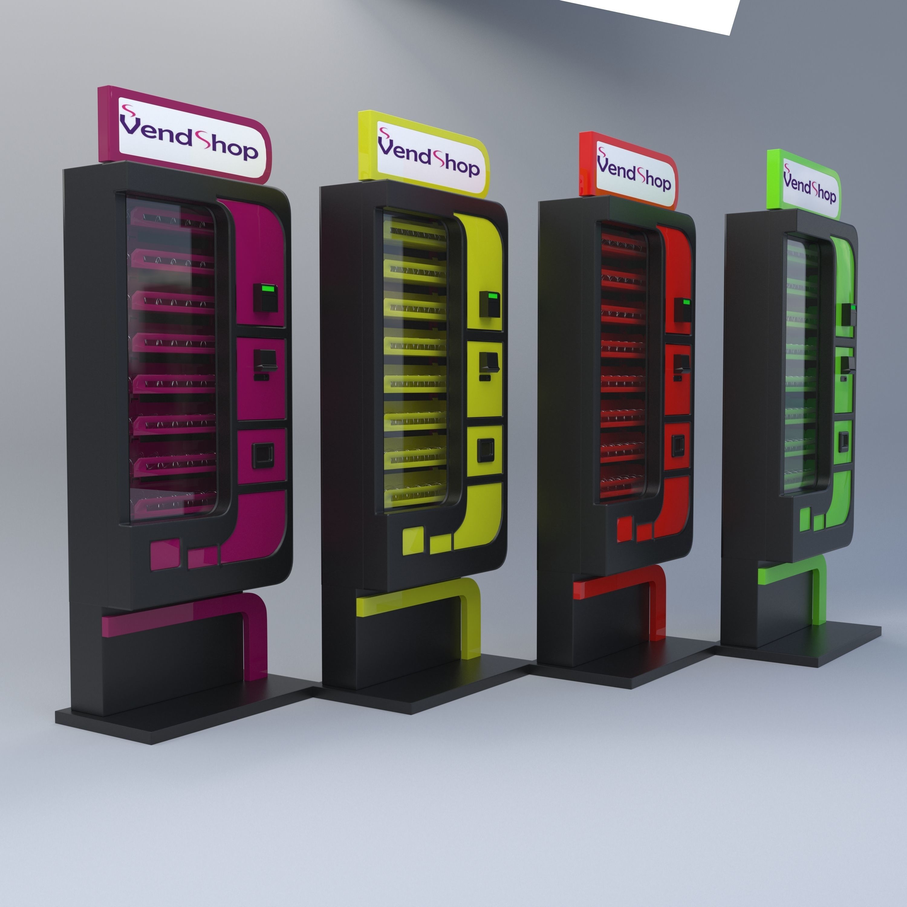 vending machine 3D model | CGTrader