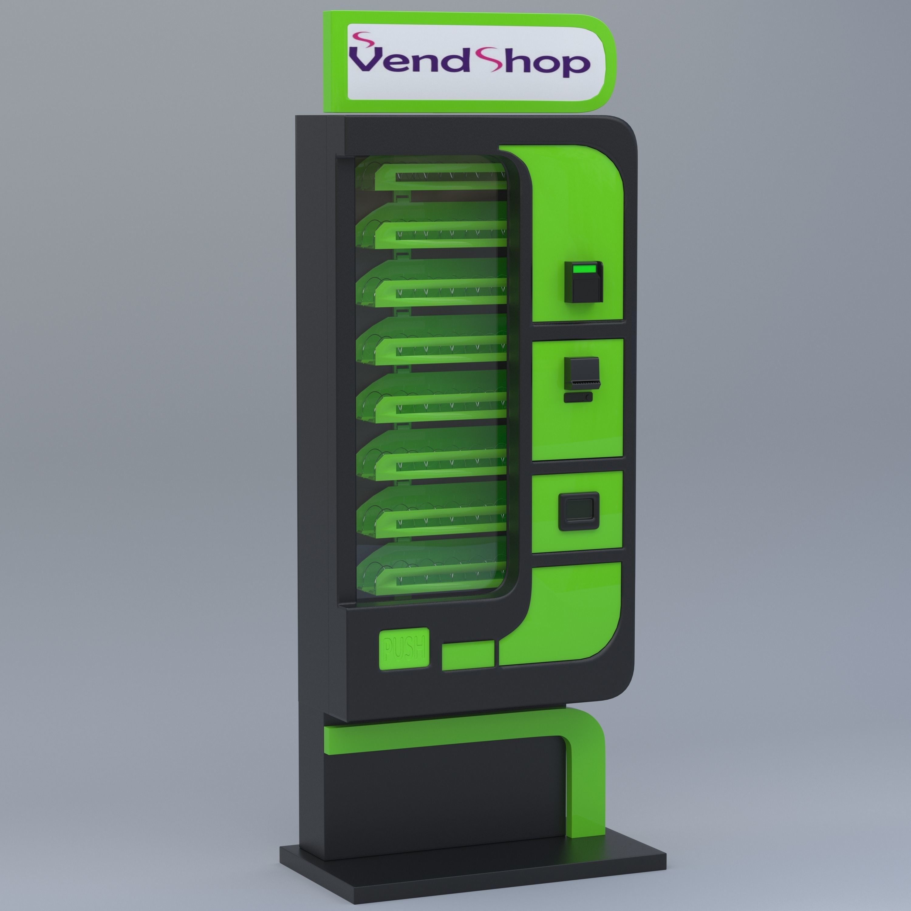 vending machine 3D model | CGTrader