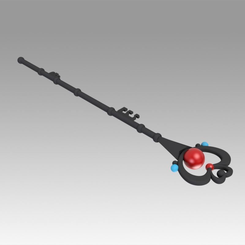 Sailor Moon S Meiou Setsuna Sailor Pluto Cosplay Weapon 3D model 3D ...