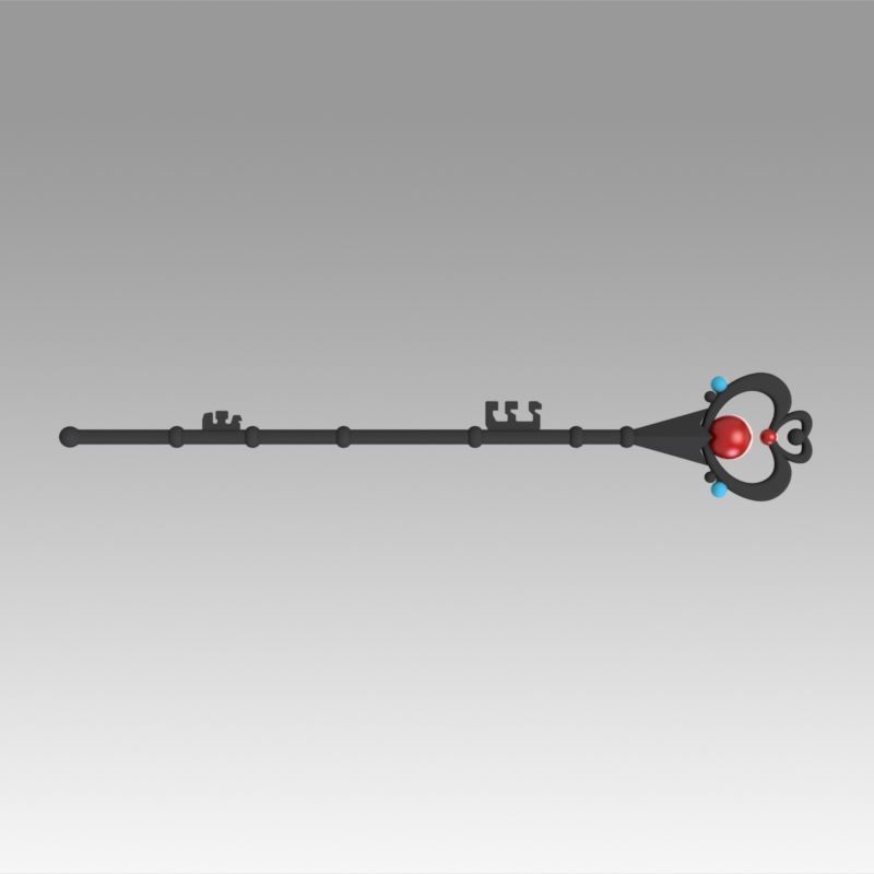 Sailor Moon S Meiou Setsuna Sailor Pluto Cosplay Weapon 3D model 3D ...