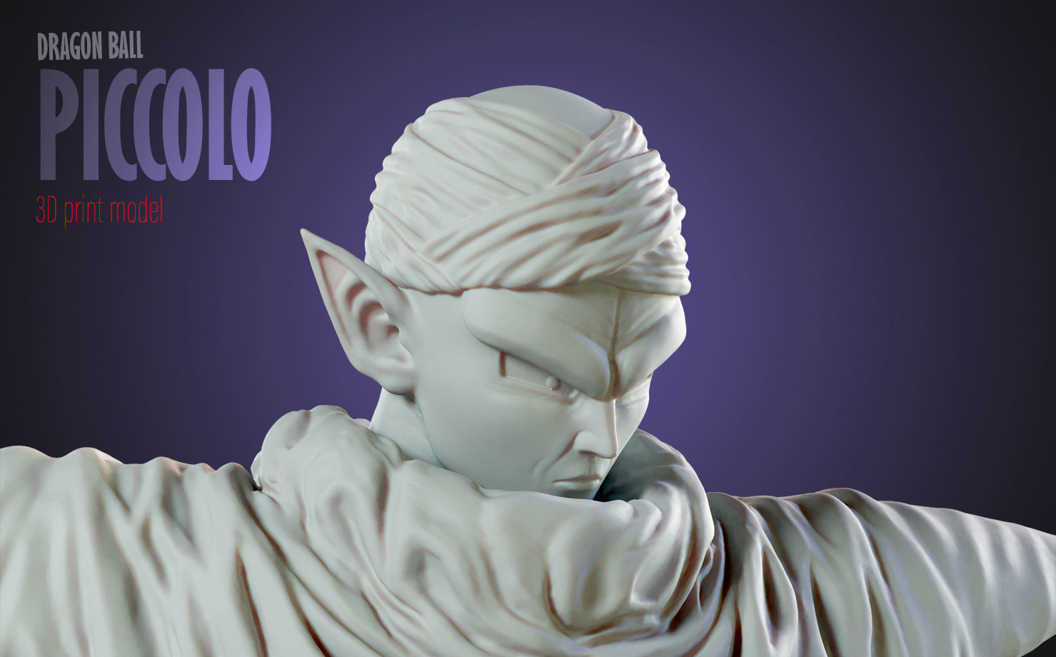Piccolo 3d print model figure of dragon ball 3D model 3D printable ...