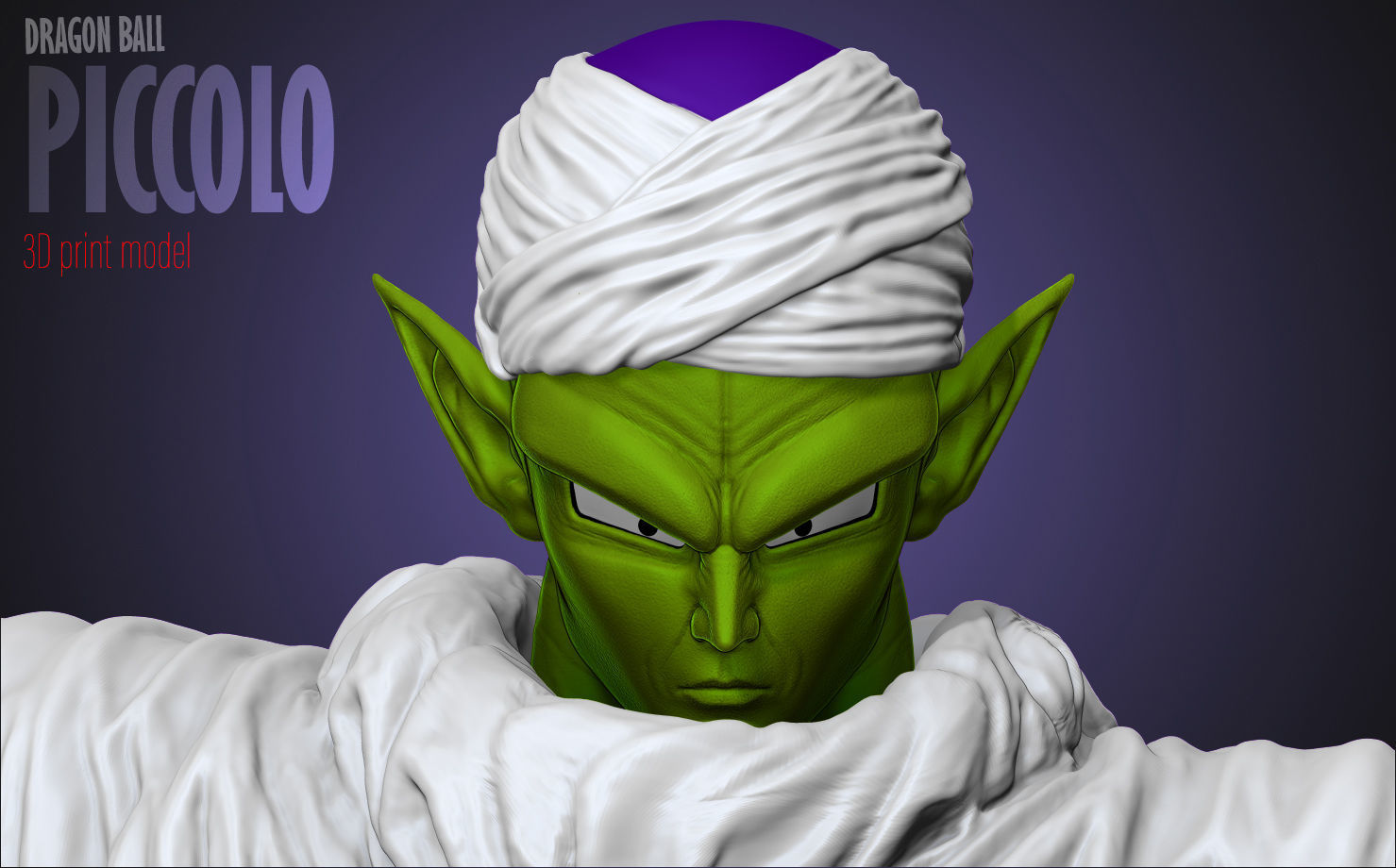 Piccolo 3d print model figure of dragon ball 3D model 3D printable ...