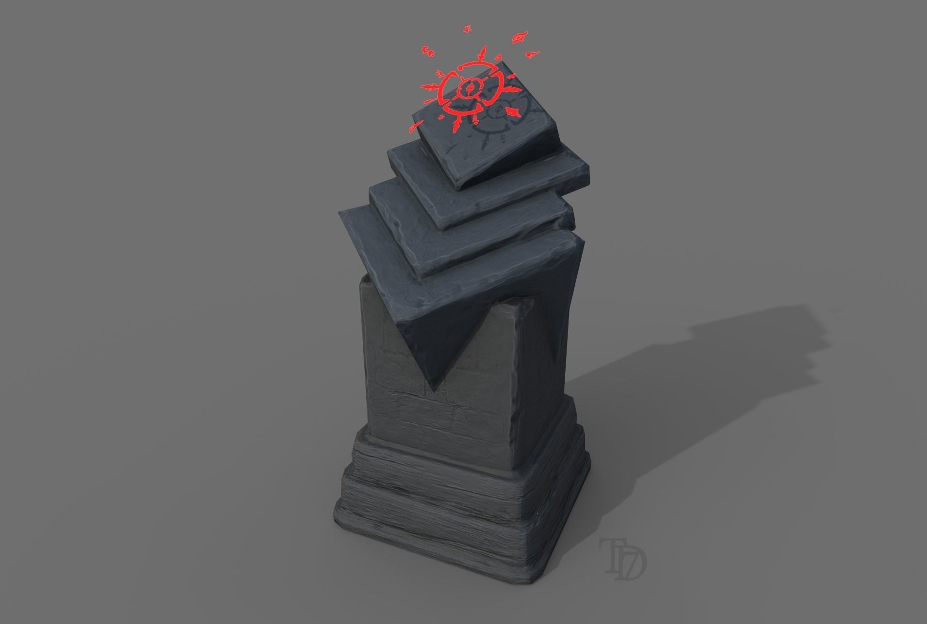 3D model Ancient Podium VR / AR / low-poly | CGTrader