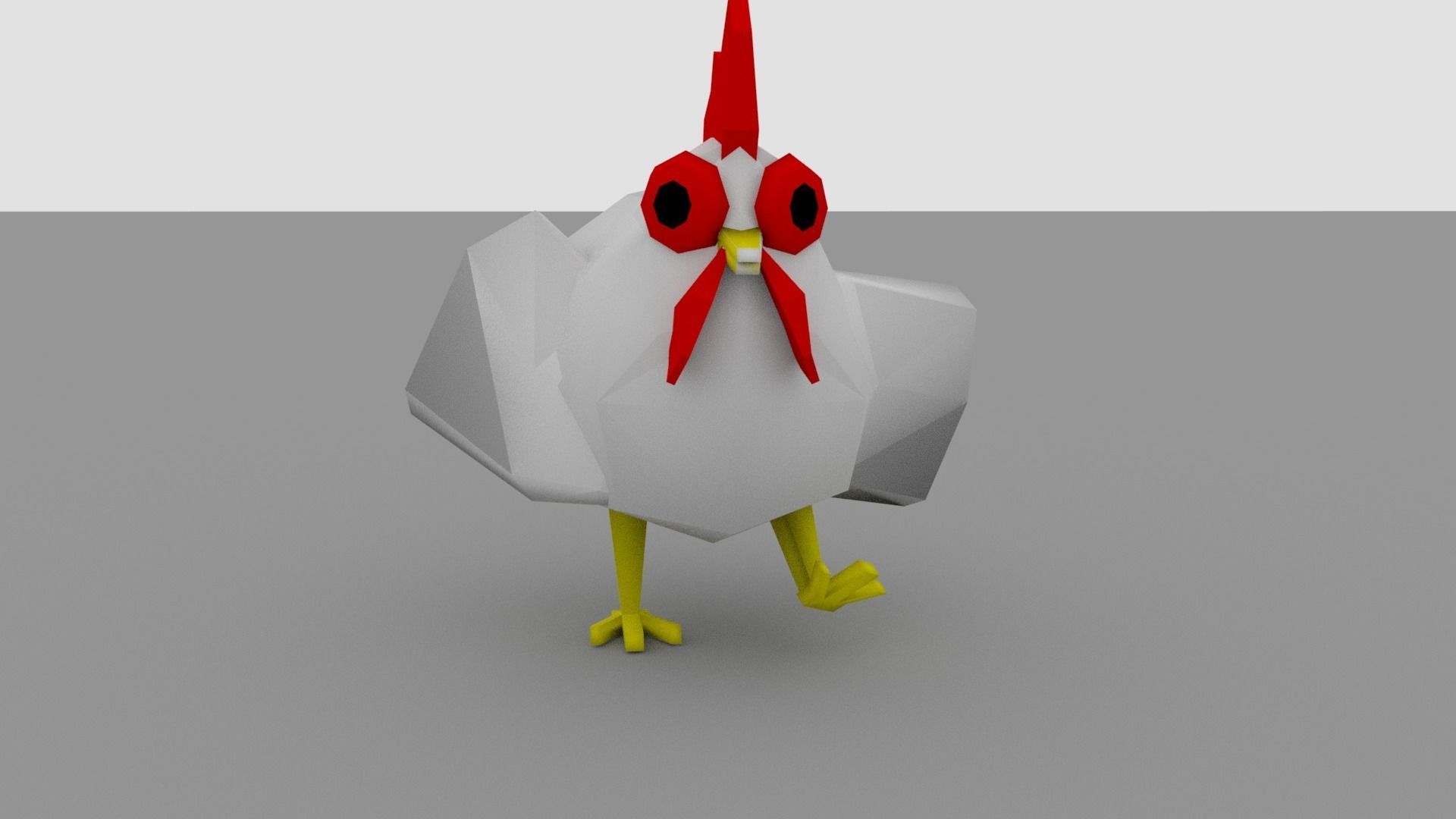 3D model Lowpoly chicken | CGTrader