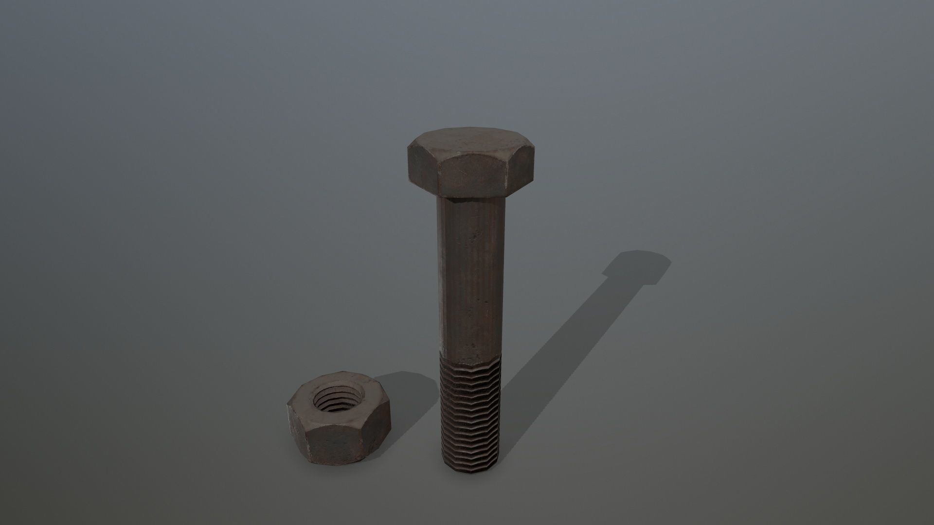 3D model Bolts bolt and nut VR / AR / low-poly | CGTrader