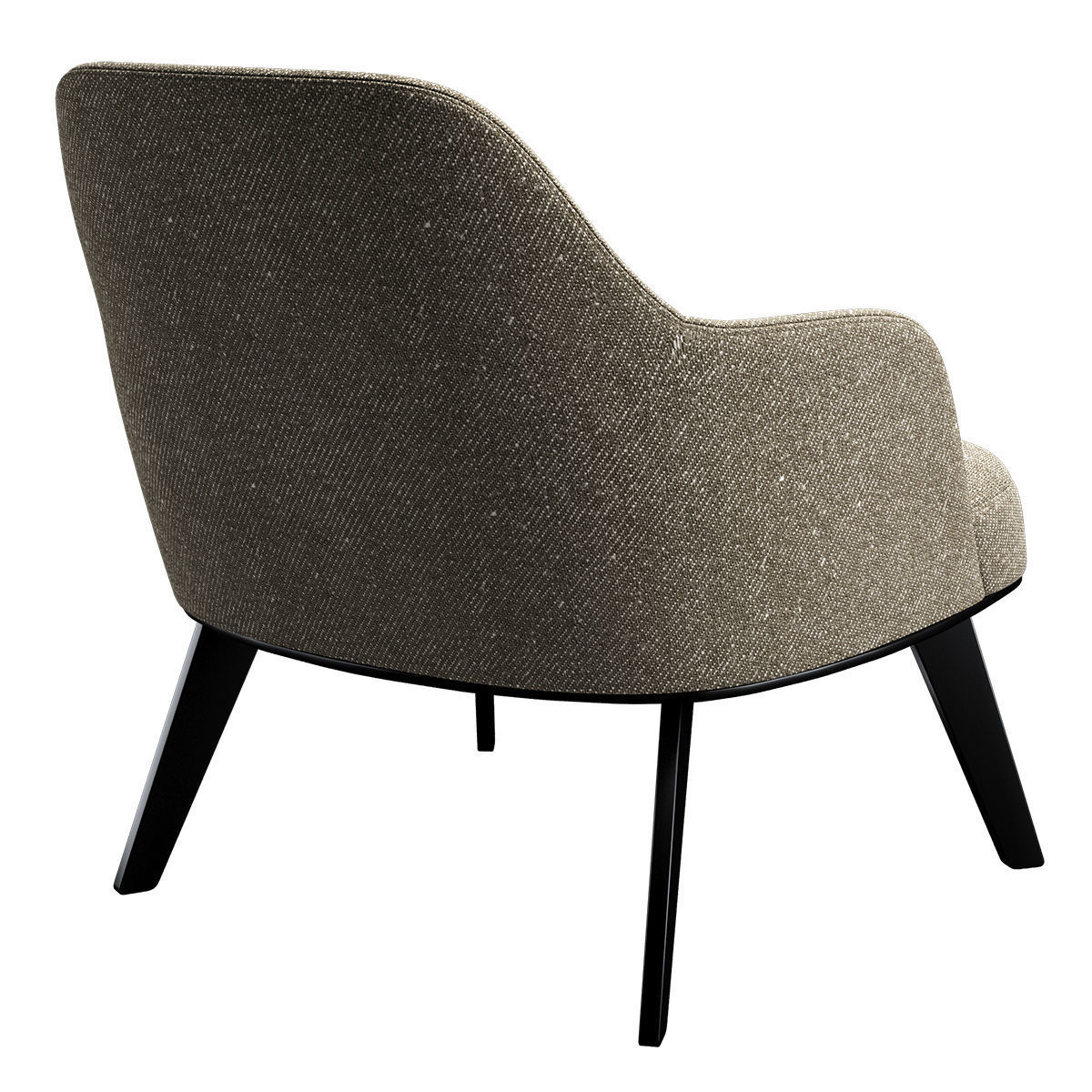 Poliform JANE Fabric armchair 3D model | CGTrader