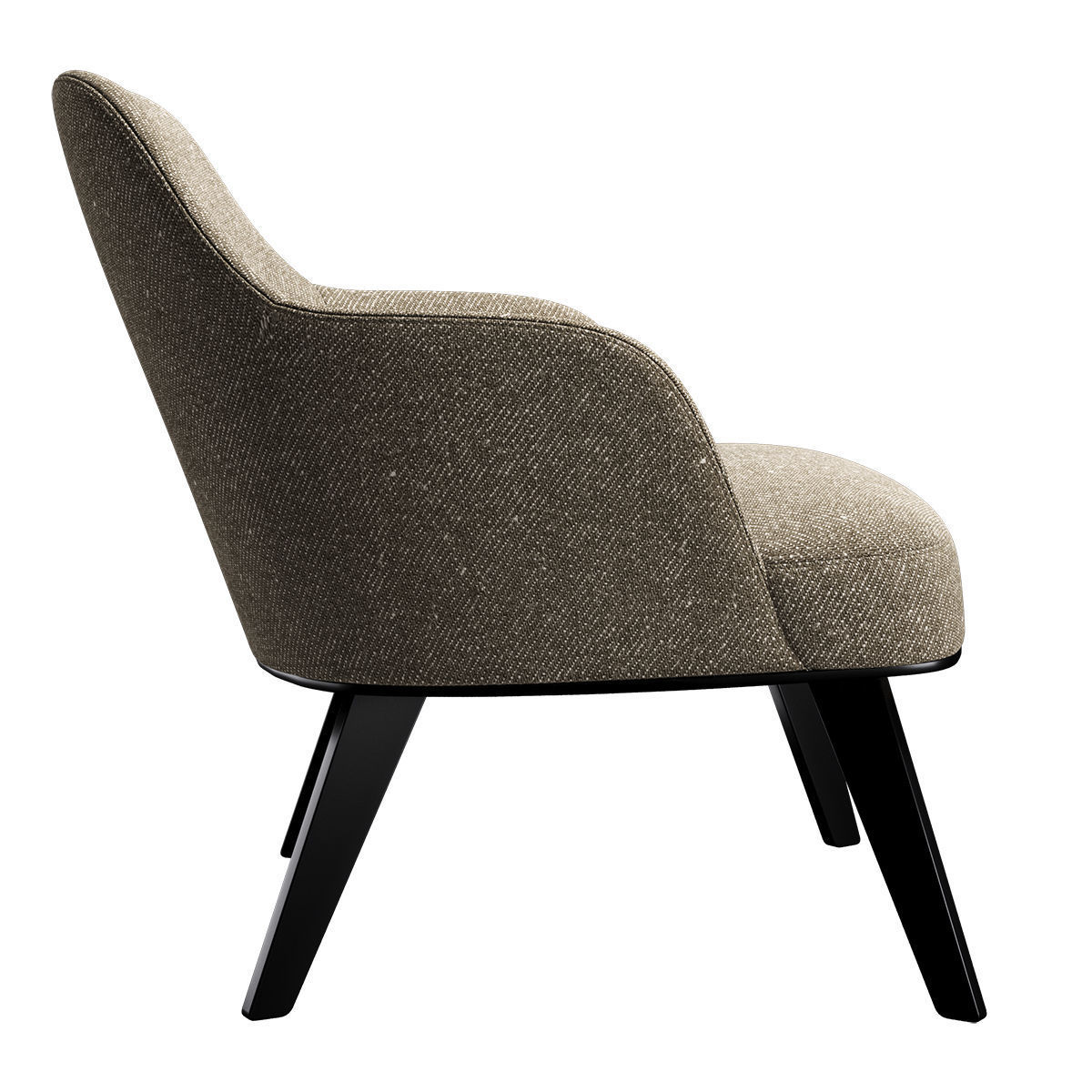Poliform JANE Fabric armchair 3D model | CGTrader