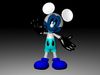 Photo Negative Mickey 3D model | CGTrader
