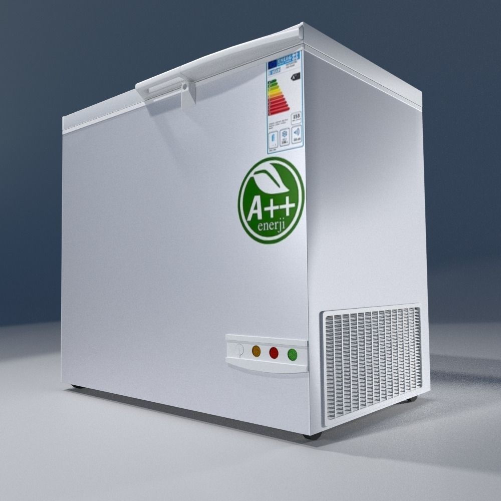 Deep Freezer 3D model | CGTrader