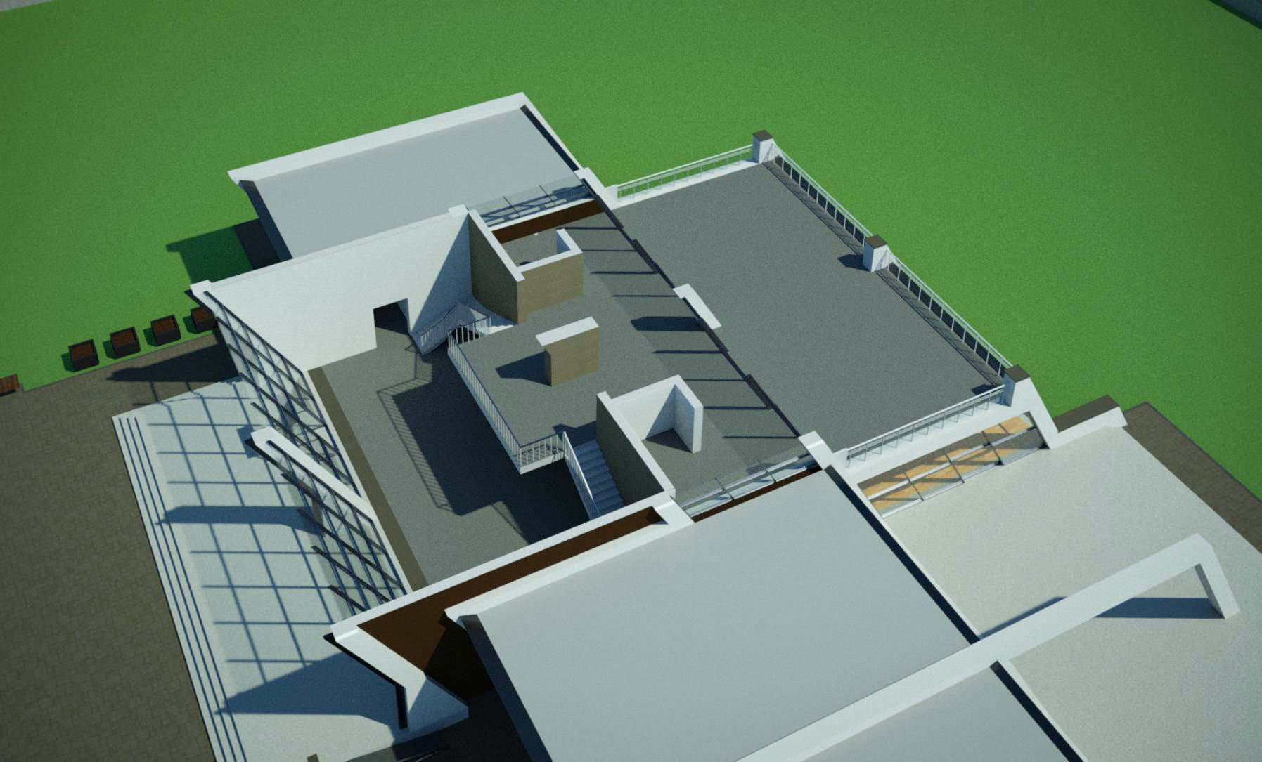 Conference centre 3D model | CGTrader