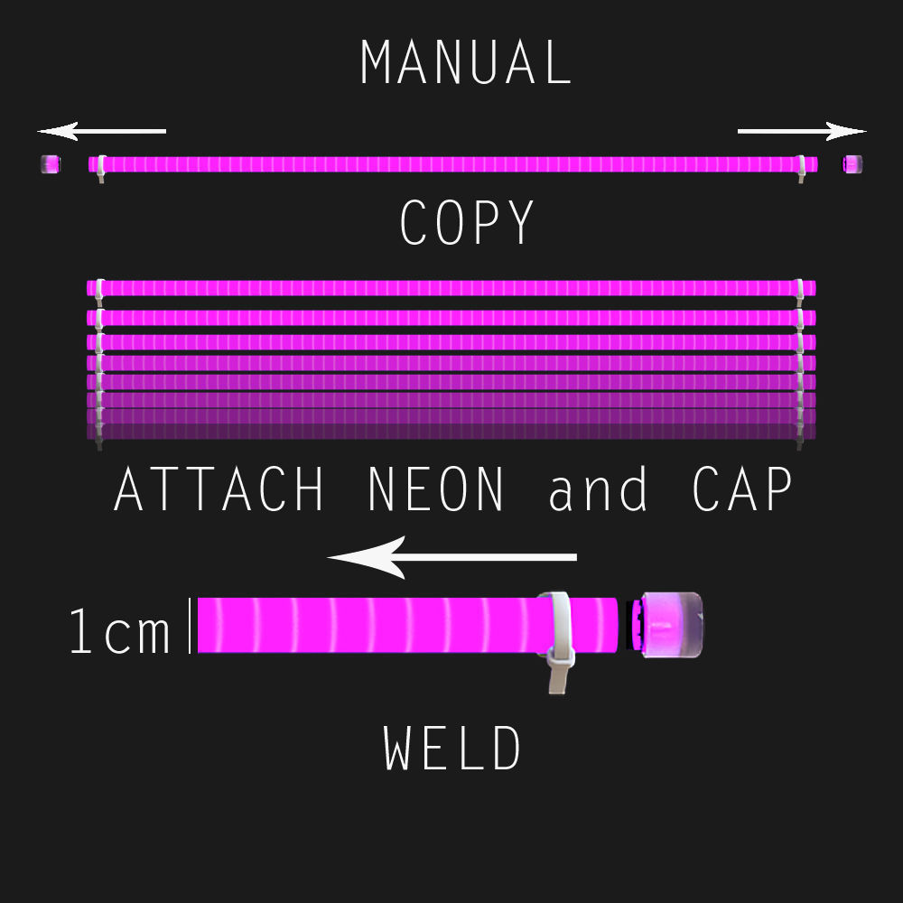 Neon lights 3D model | CGTrader