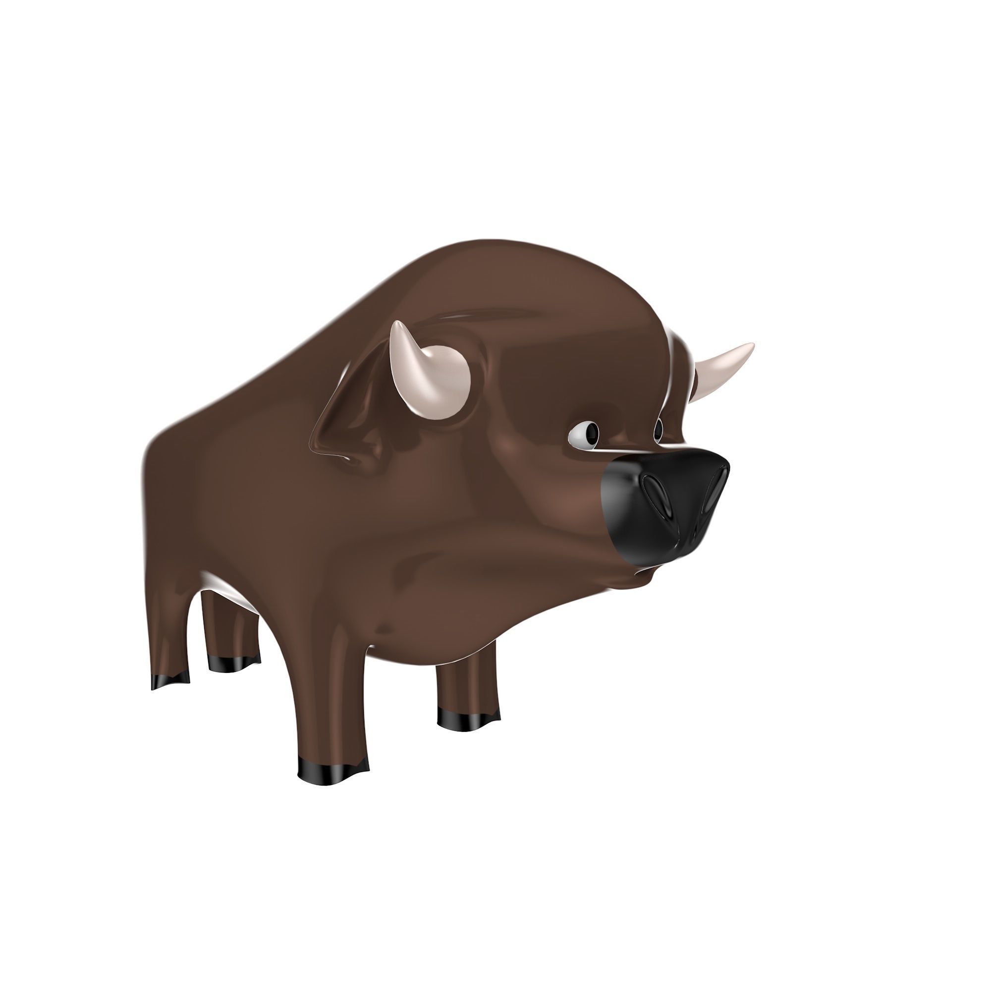 Bull toy free VR / AR / low-poly 3D model | CGTrader