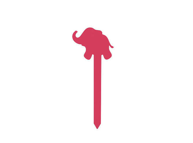 Bookmark elephant toothpick 3D model 3D printable | CGTrader