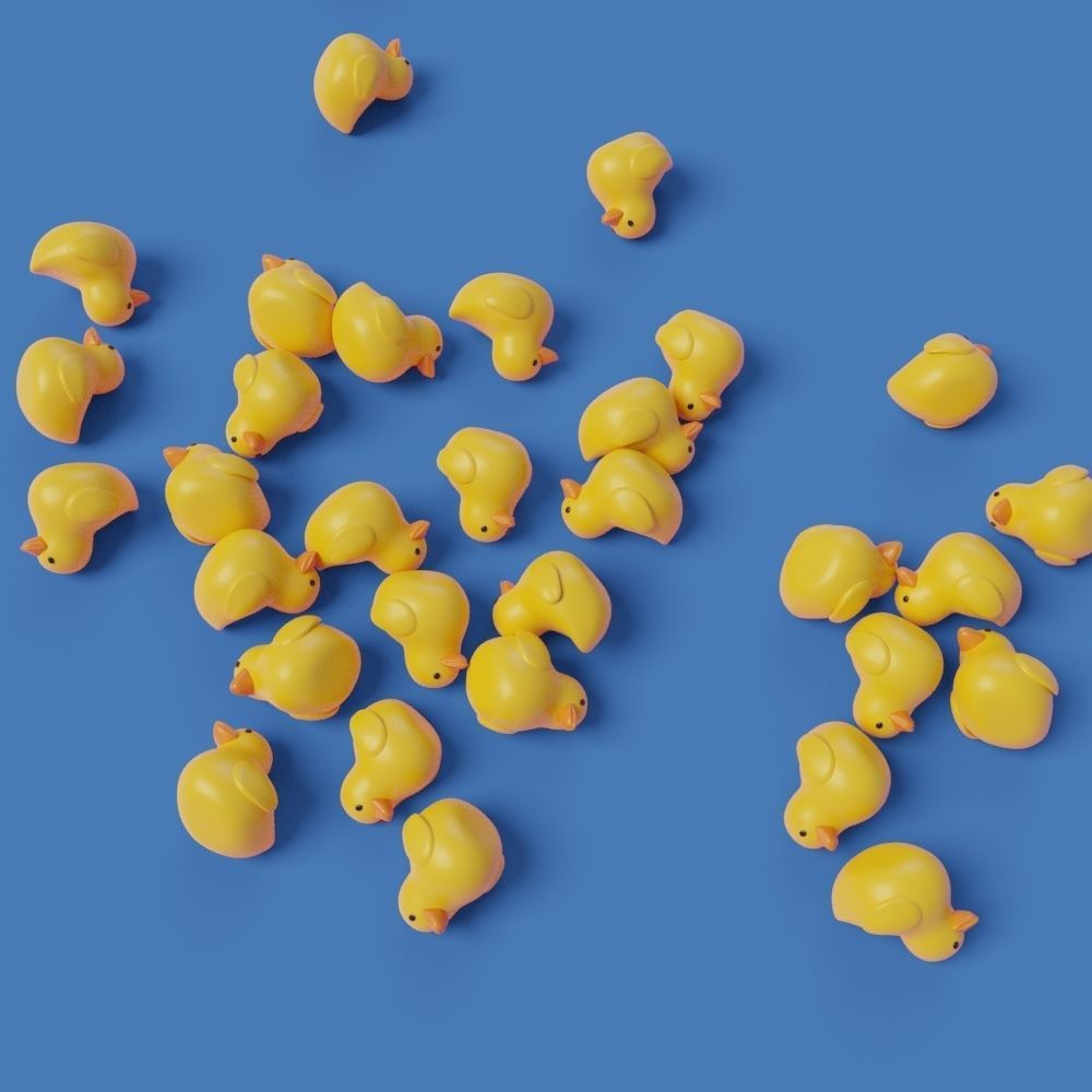 3D model Rubber Duck VR / AR / low-poly | CGTrader