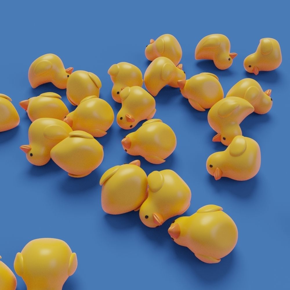 3D model Rubber Duck VR / AR / low-poly | CGTrader