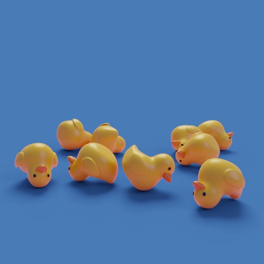 3D model Rubber Duck VR / AR / low-poly | CGTrader