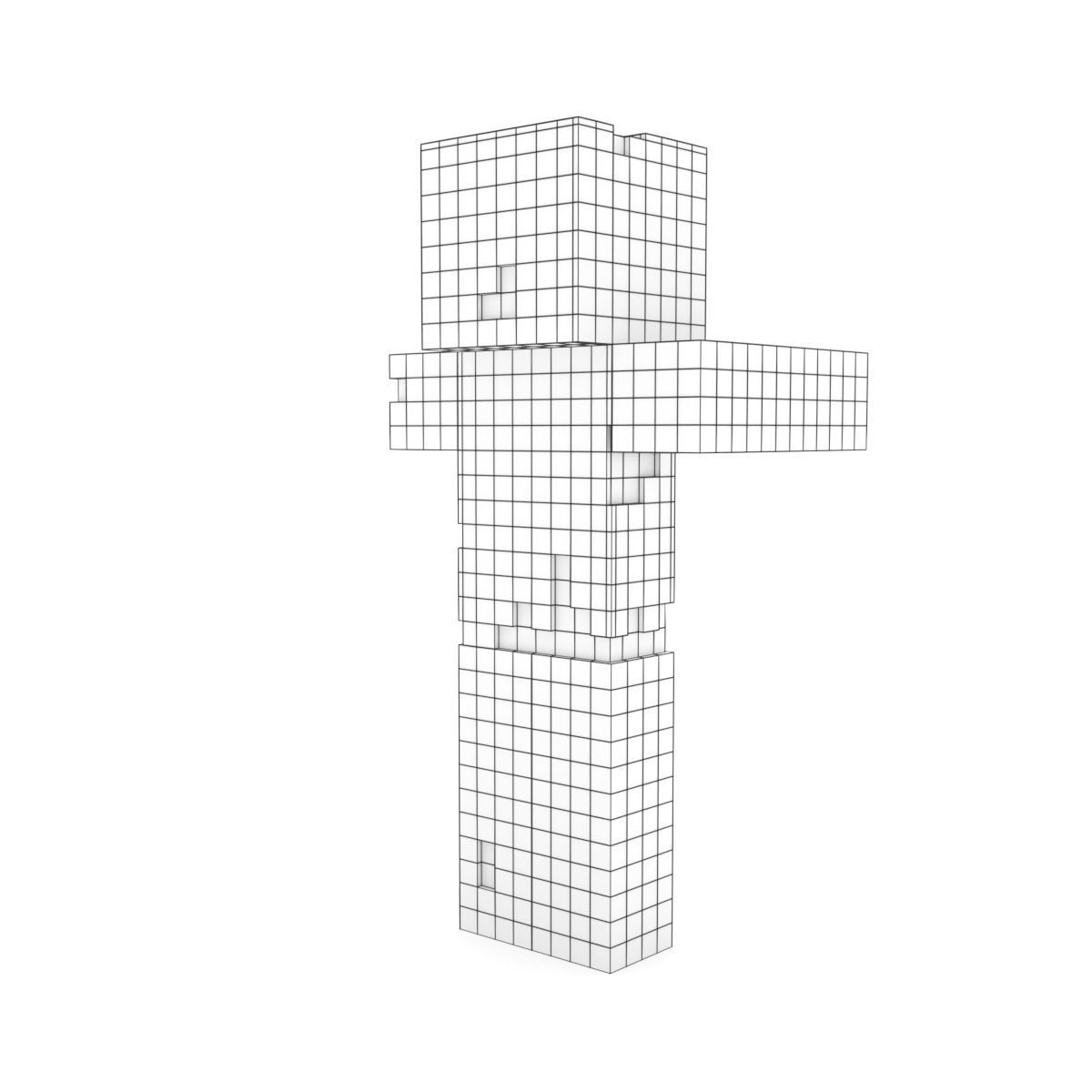 Minecraft Drowned 3D model 3D printable | CGTrader