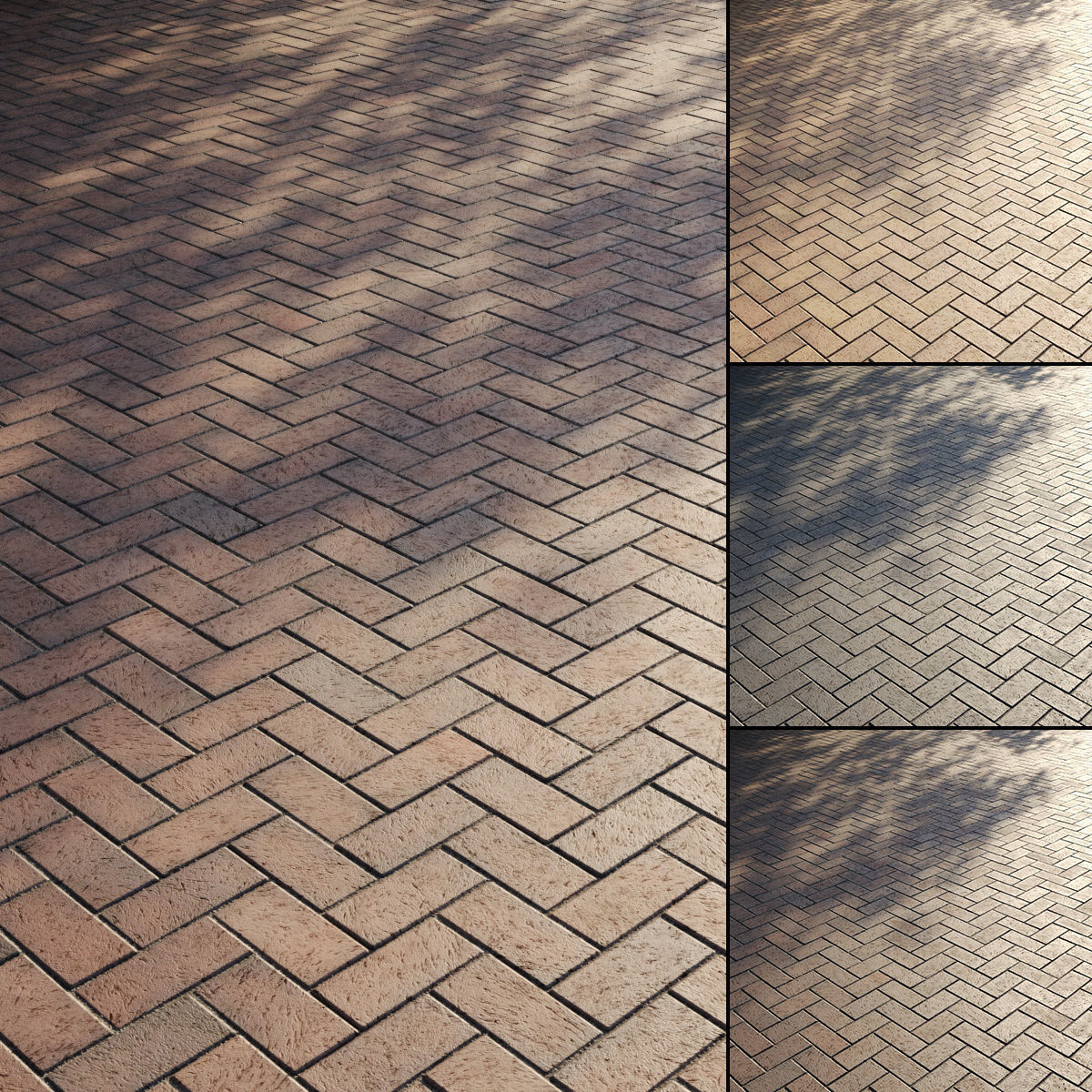 Clinker paving slabs Type 2 Texture | CGTrader