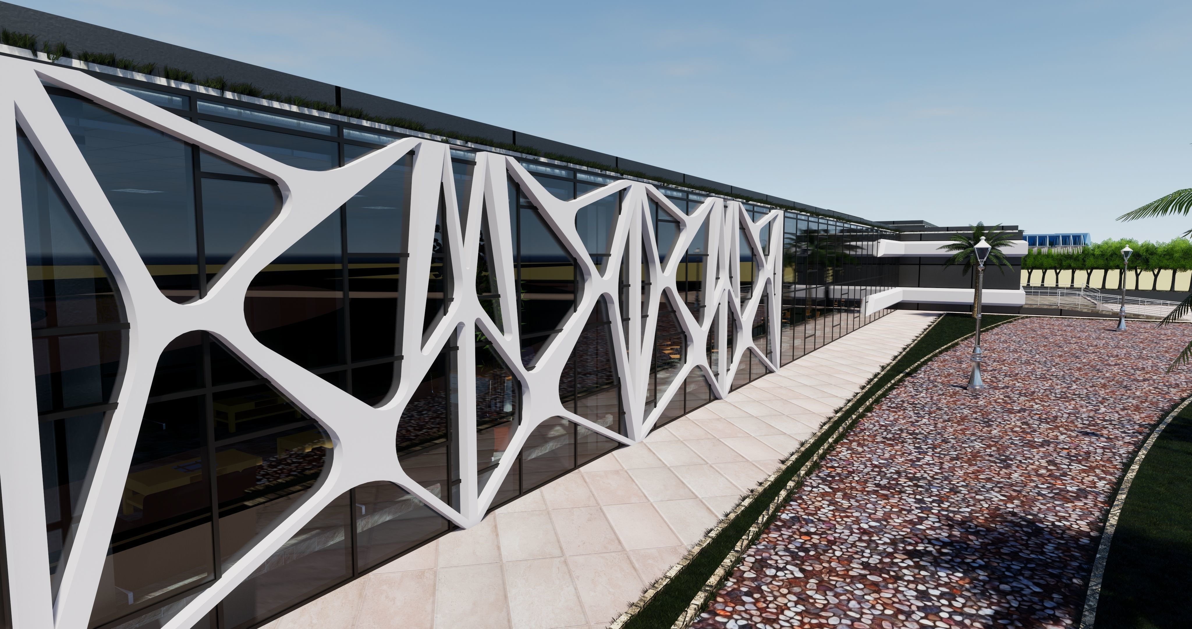 research and training center 3D model | CGTrader