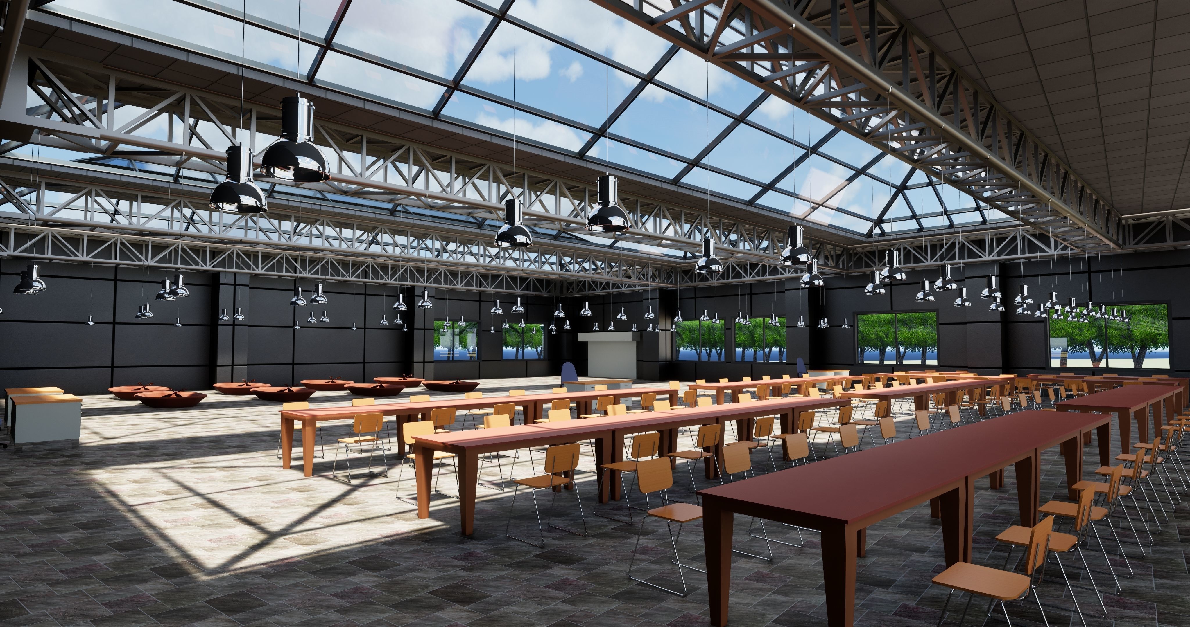 research and training center 3D model | CGTrader