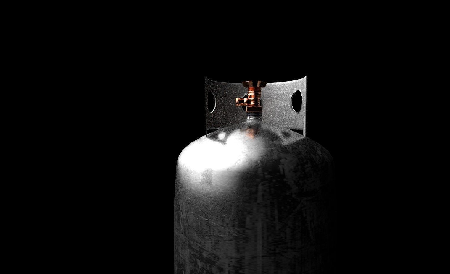 3D model Old Propane Tank VR / AR / low-poly | CGTrader