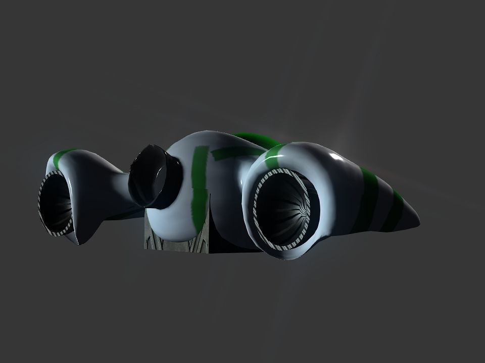 3D model No Need Spaceship VR / AR / low-poly | CGTrader