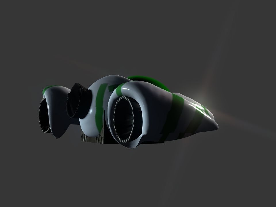 3D model No Need Spaceship VR / AR / low-poly | CGTrader