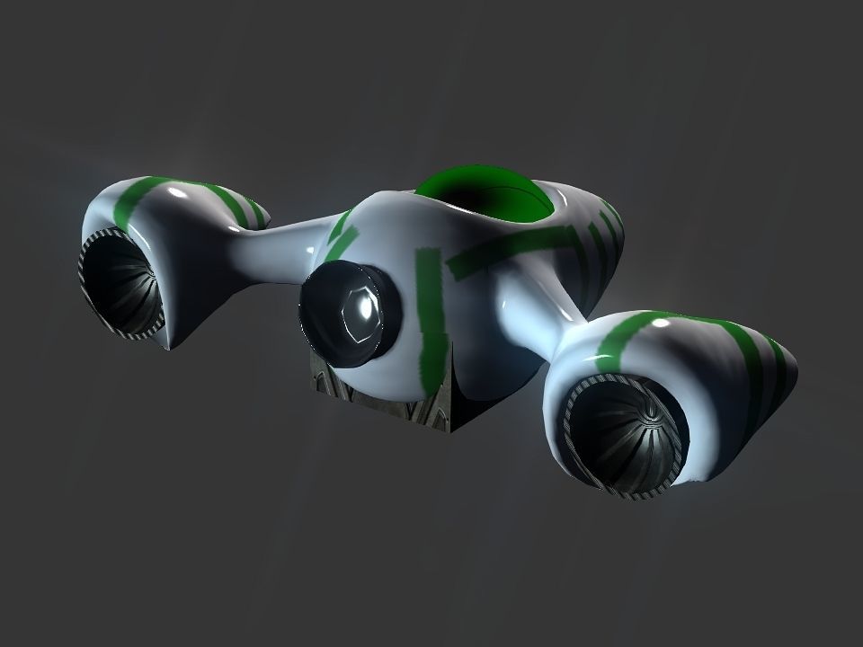 3D model No Need Spaceship VR / AR / low-poly | CGTrader