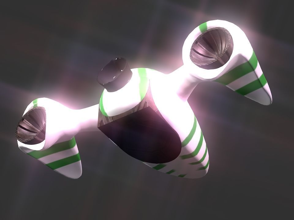 3D model No Need Spaceship VR / AR / low-poly | CGTrader