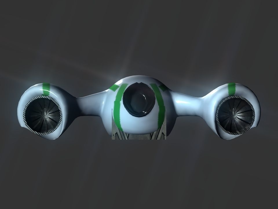 3D model No Need Spaceship VR / AR / low-poly | CGTrader