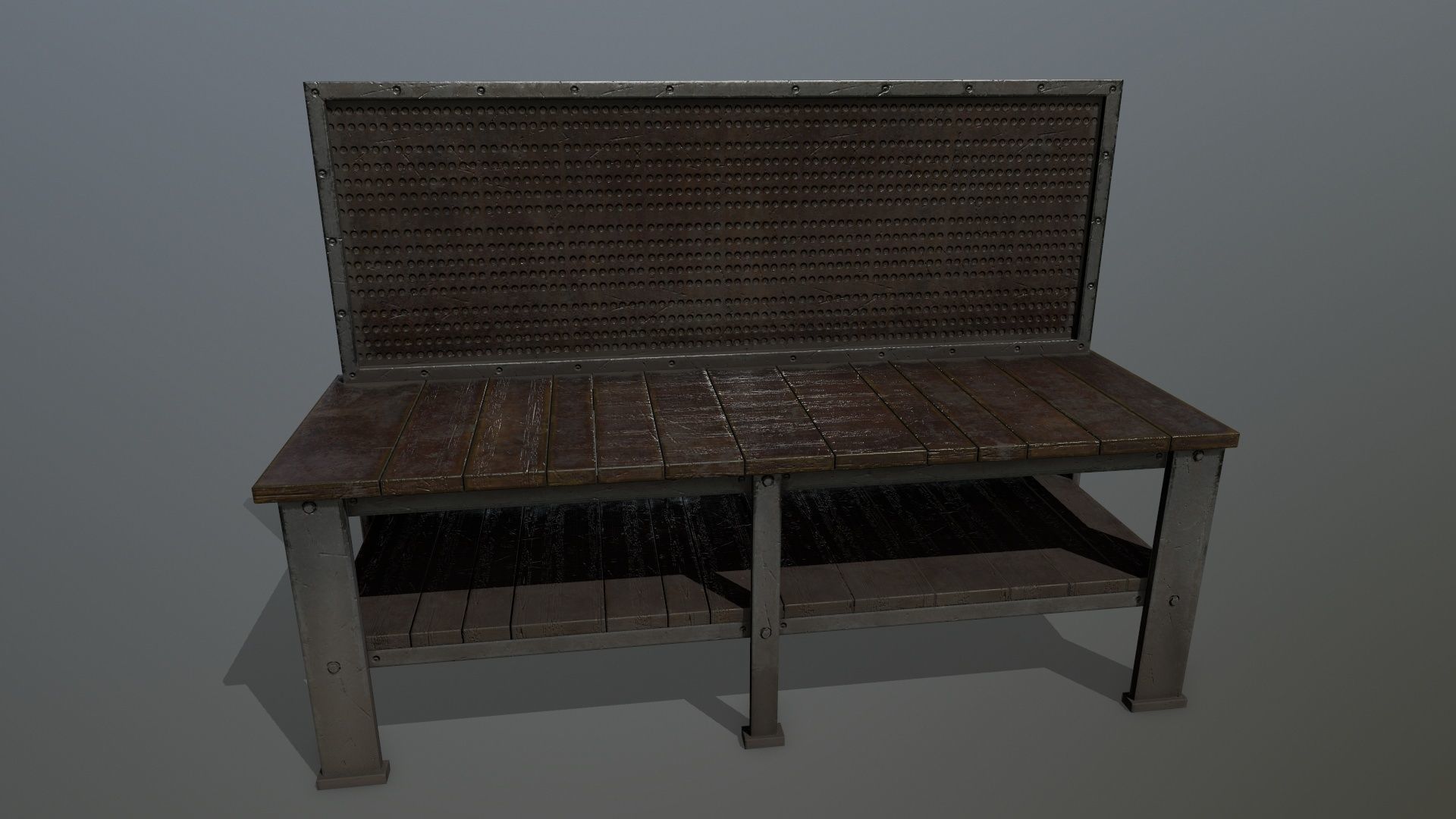 3D model workbench bench VR / AR / low-poly | CGTrader