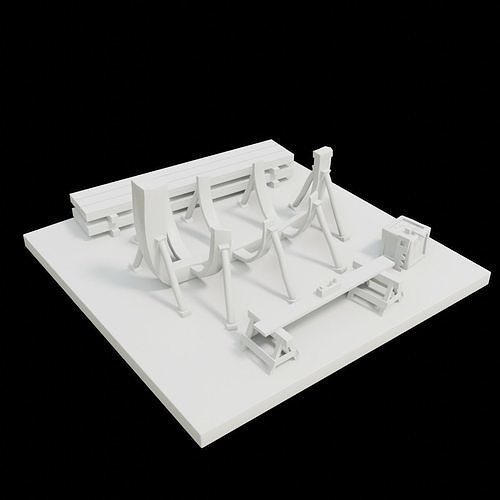 Toon Shipyard 3D model | CGTrader