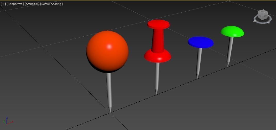 Pins or pointers 3D model | CGTrader