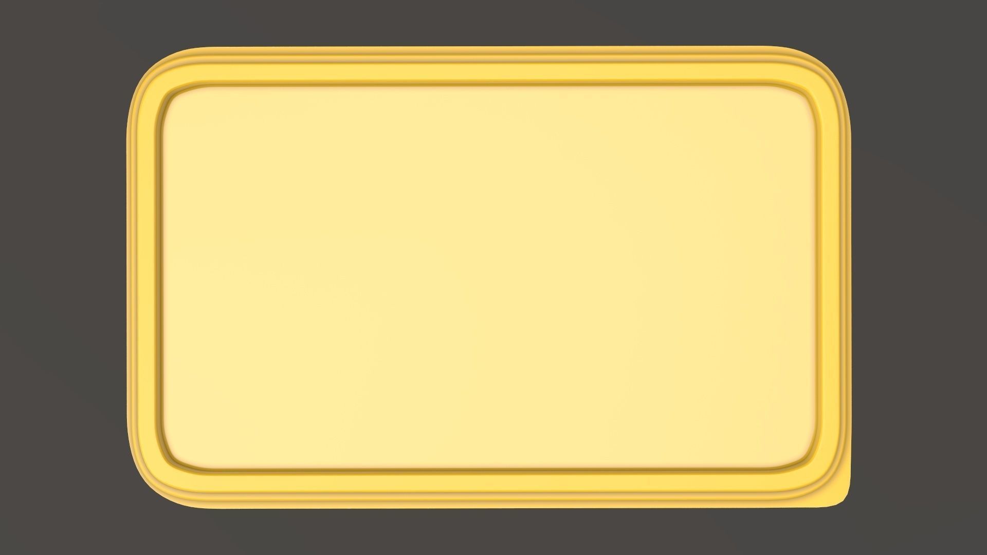 Margarin rectangular package 01 3D model | CGTrader