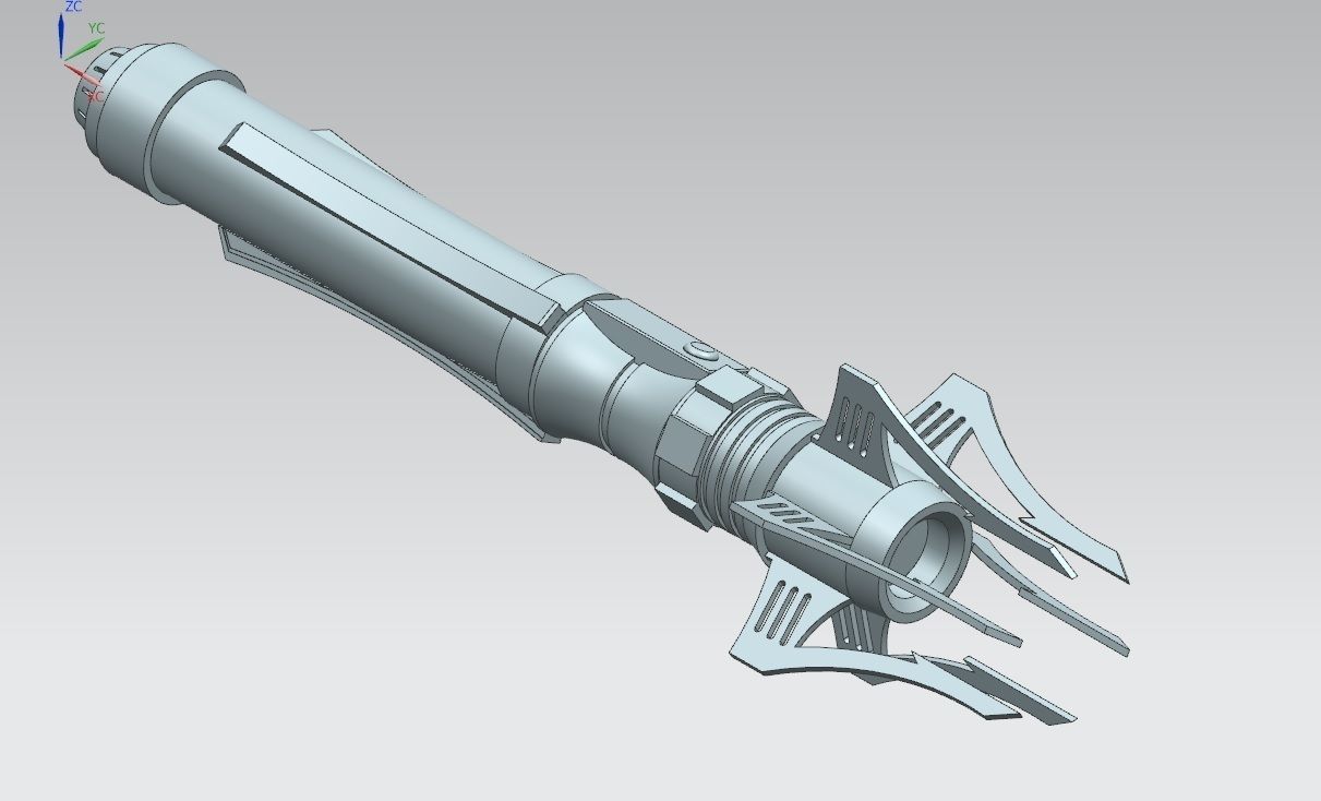 Venom Sith Lightsaber 3D Model 3D model 3D printable | CGTrader