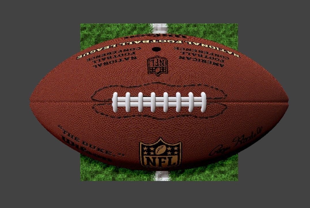 Rugby ball 3D model 3D printable | CGTrader